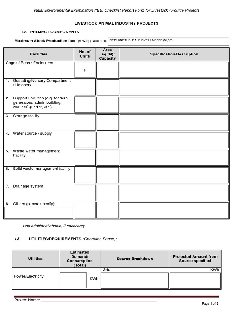 Project Components and Operation Information PDF | PDF | Kilowatt Hour ...