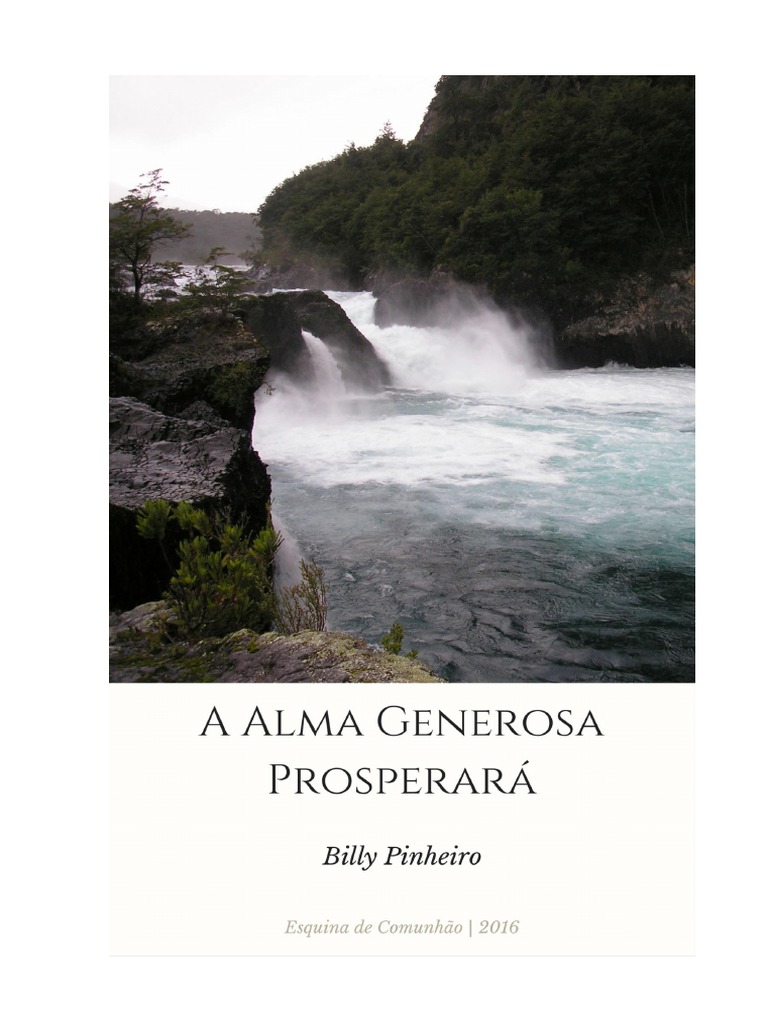 Ebook - A Alma Generosa Prosperará - Billy Pinheiro | PDF | Dízimo | Deus