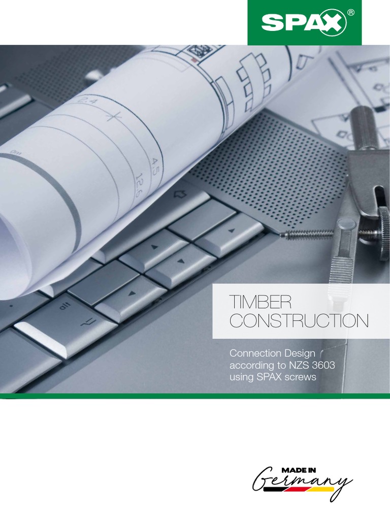 Timber Construction: Connection Design According To Nzs 3603 Using Spax ...