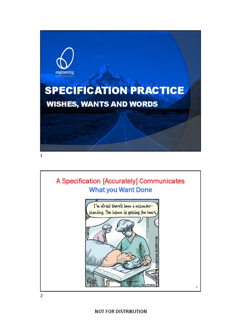 Specification Practice - 06 March 2020 | PDF | Specification (Technical ...