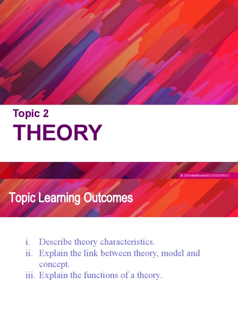 Topic 2 | PDF | Theory | Academic Discipline Interactions