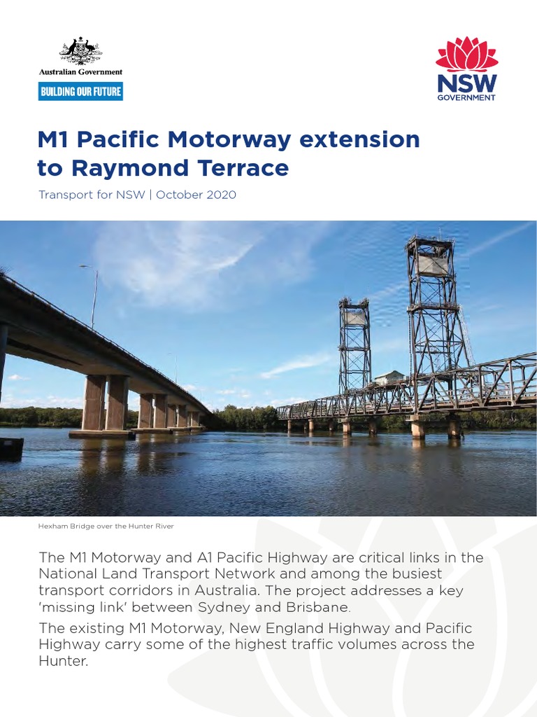 M1 Pacific Motorway Extension To Raymond Terrace | PDF | Controlled ...