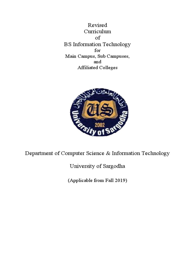 BSIT New 2019 PDF | PDF | Curriculum | Pointer (Computer Programming)