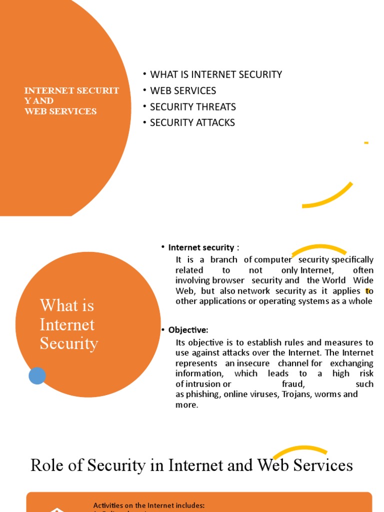 What Is Internet Security - Web Services - Security Threats - Security ...