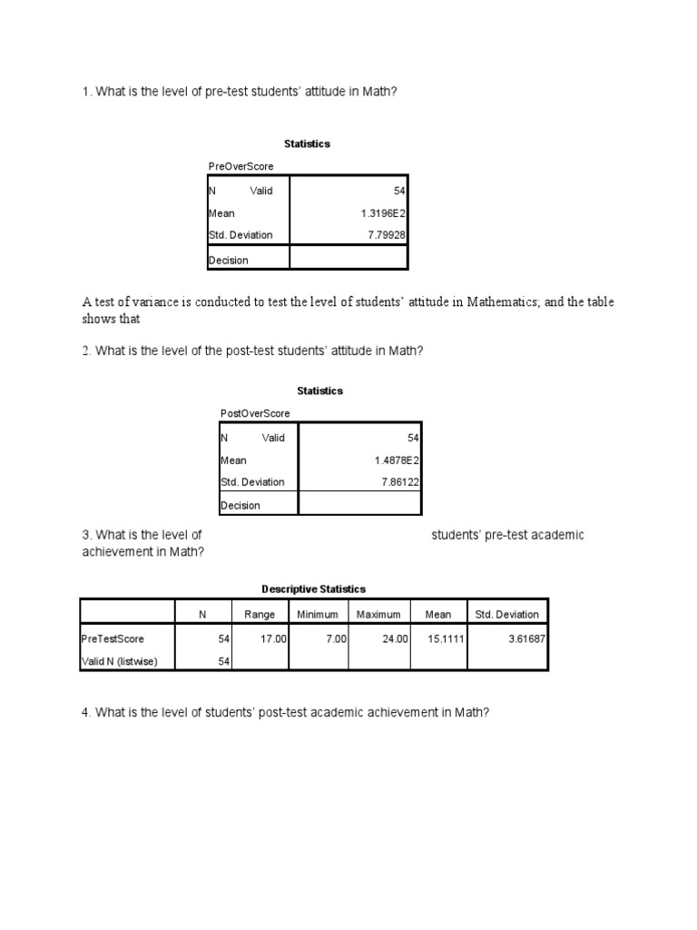 Sop Table | PDF | Errors And Residuals | Statistics
