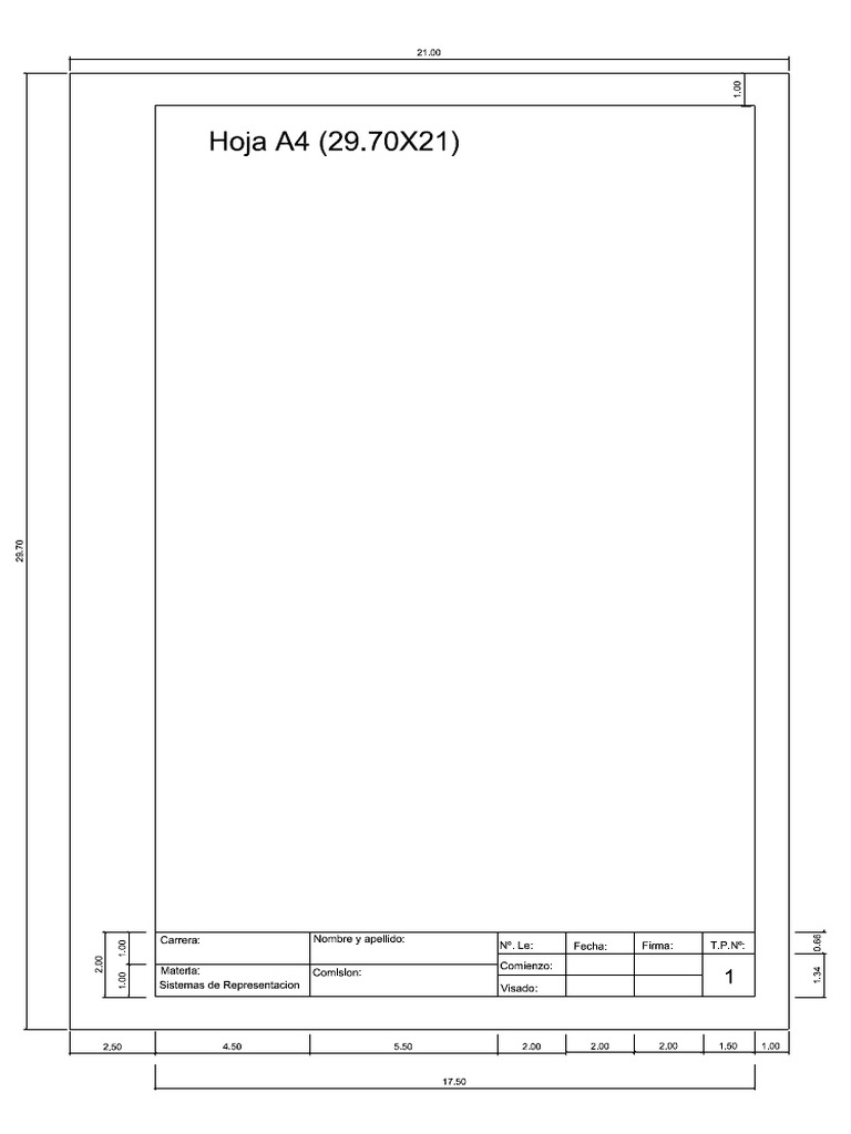 Hoja A4 y Rotulo PDF | PDF