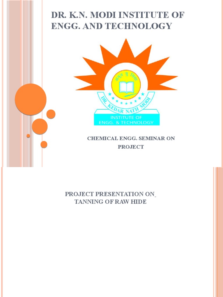 An Overview of the Leather Tanning Process and its Environmental ...