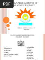 60 KLPD Grain-Based Distillery - A Snapshot | PDF | Distillation | Brewing