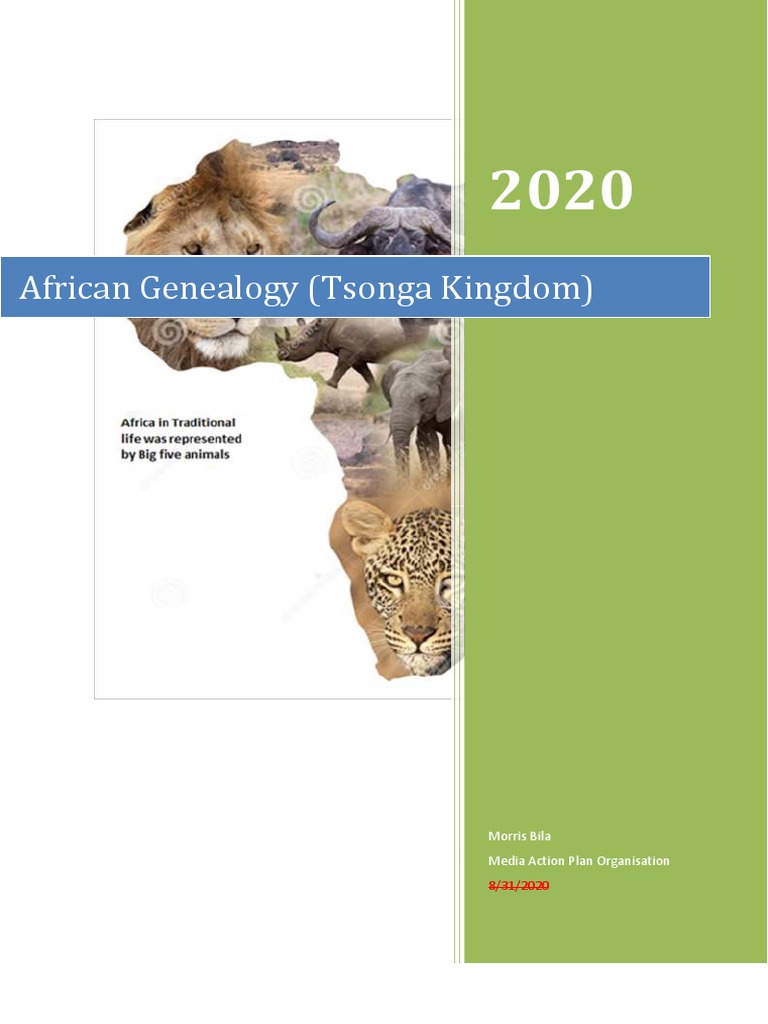 African Genealogy (Tsonga Kingdom) | PDF | Book Of Numbers | Book Of ...
