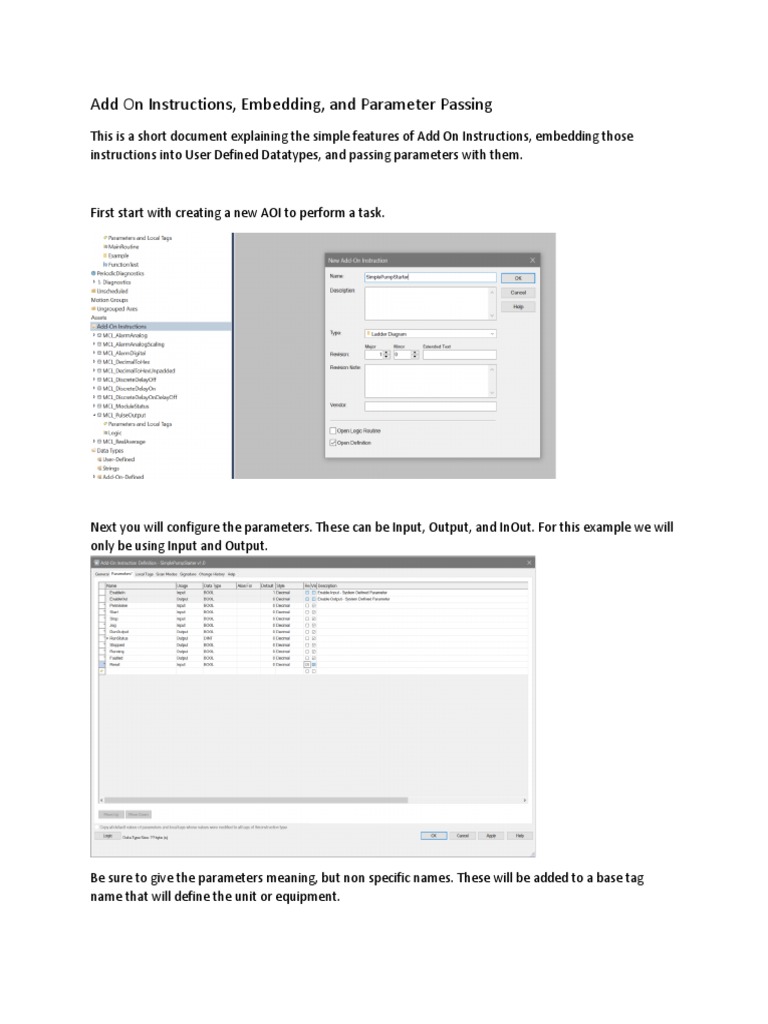 AOI, UDT Embedding, and Parameter Passing | PDF