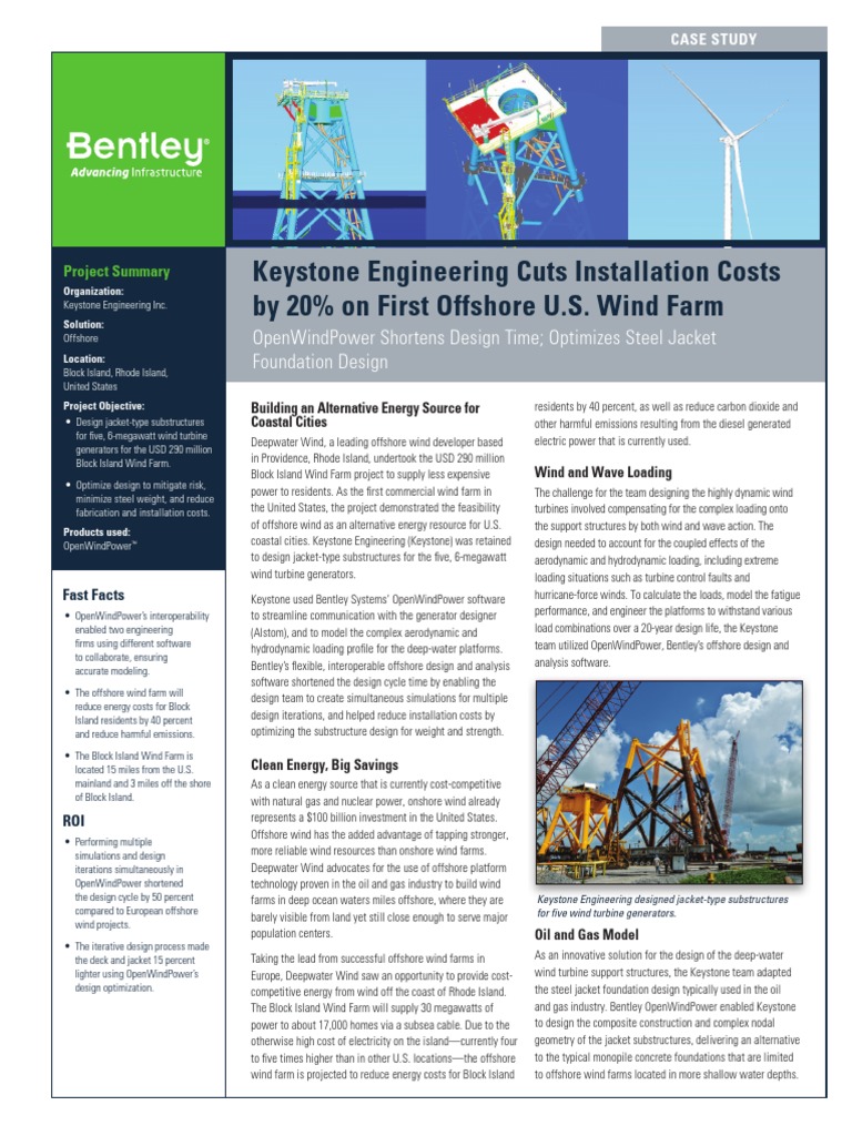 Keystone Engineering Cuts Installation Costs by 20% On First Offshore U ...