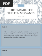 The Parables of Jesus: The Three Servants | PDF