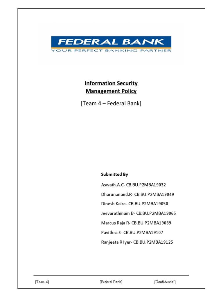 ISMS Policy Statement | PDF | Information Security | Privacy