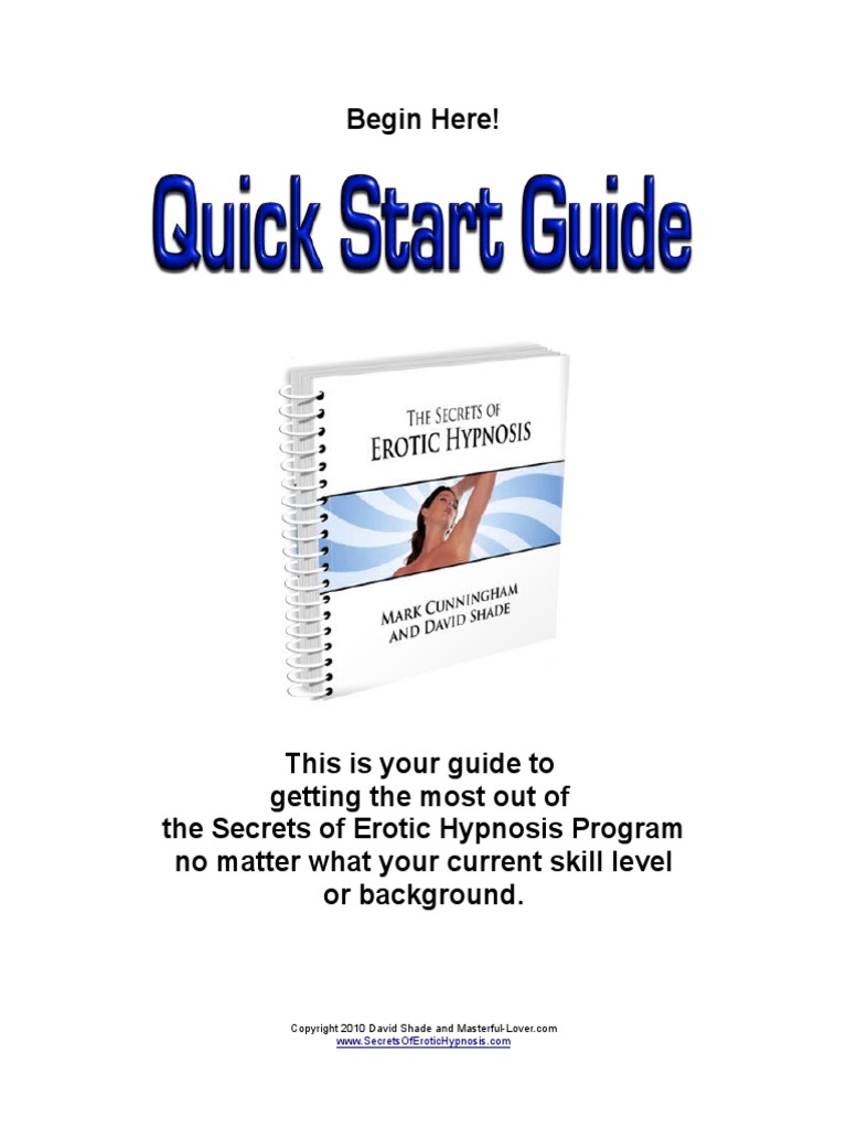 Quick Start Guide PDF | PDF | Hypnosis | Psychological Concepts