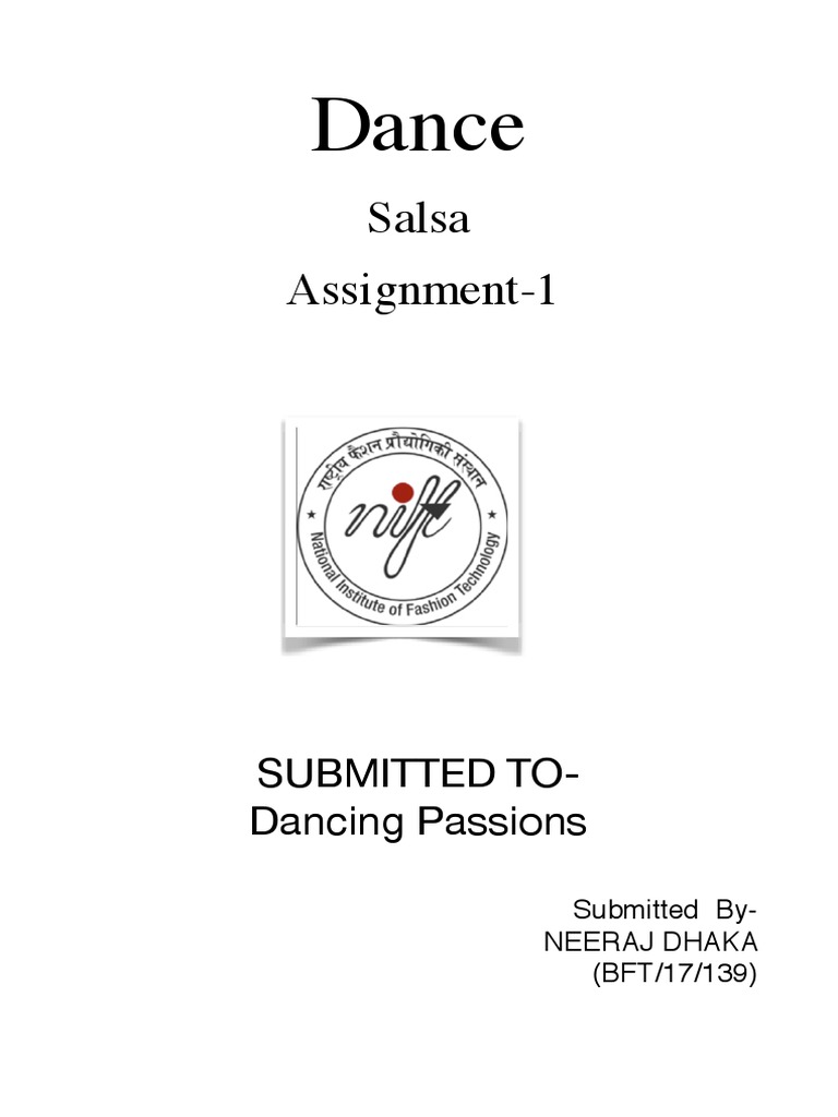 Dance Assignment PDF | Download Free PDF | Dances | Ballroom Dance