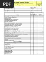 00 Winch Inspection Check List | PDF