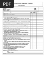 Tipper Truck Inspection Checklist | PDF | Truck | Transport