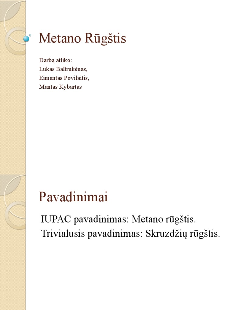 Metano Rugstis | PDF