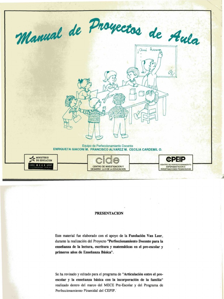 Proyecto de Aula PDF | PDF | Educación de la primera infancia | Aprendizaje