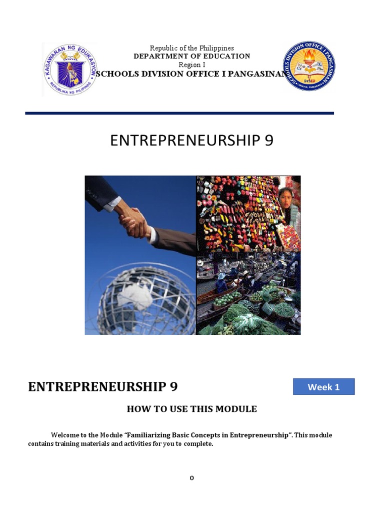 Entrepreneurship Module 1 Overview | PDF | Entrepreneurship | Economies