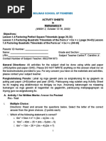 6 - Product of Sum and Difference of Two Terms | PDF | Lesson Plan ...