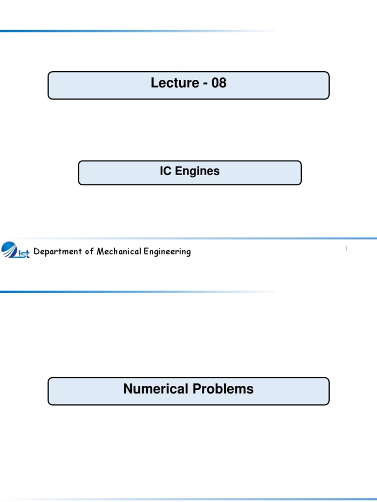Lec-07 & 08 | PDF | Engines | Vehicles