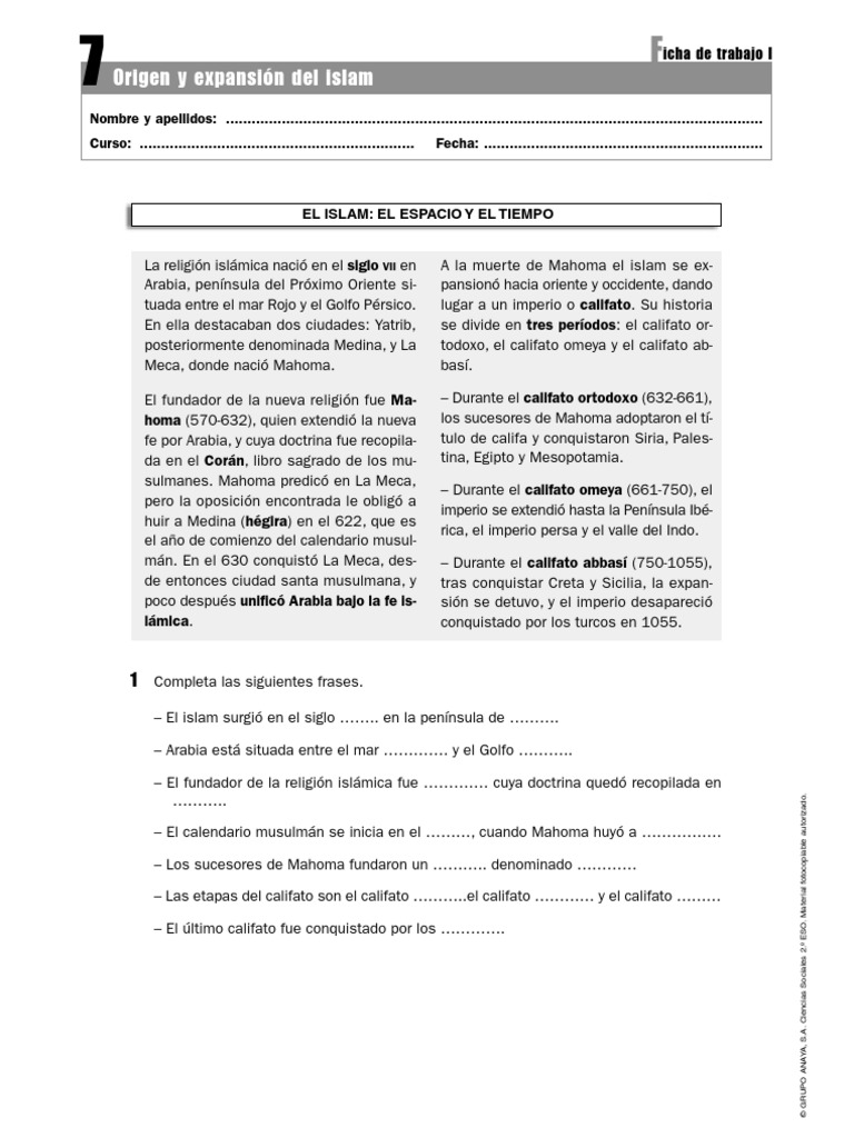 El Origen y Desarrolo Del Islam | PDF | Mahoma | la meca