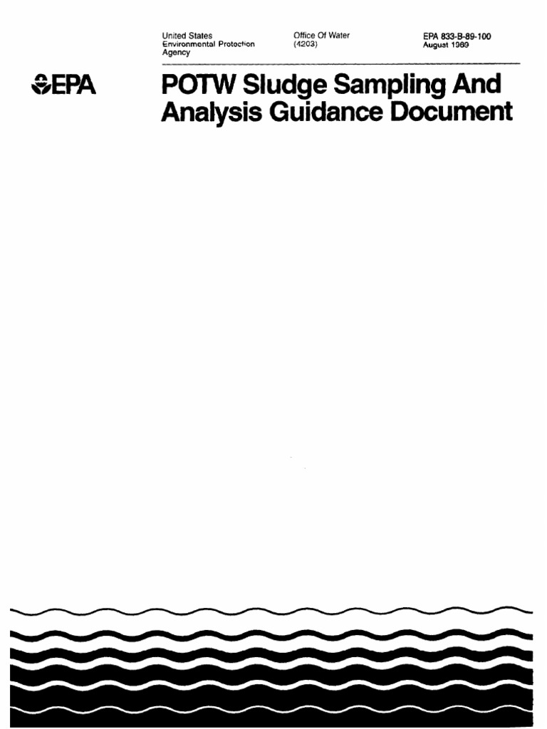 Sludge Sampling Guidance Document | PDF | Sewage Treatment | Anaerobic ...