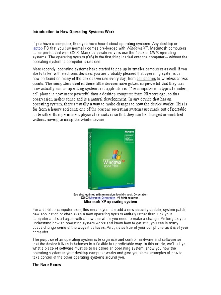 How Operating Systems Work Unduh Gratis Pdf Operating System Process Computing