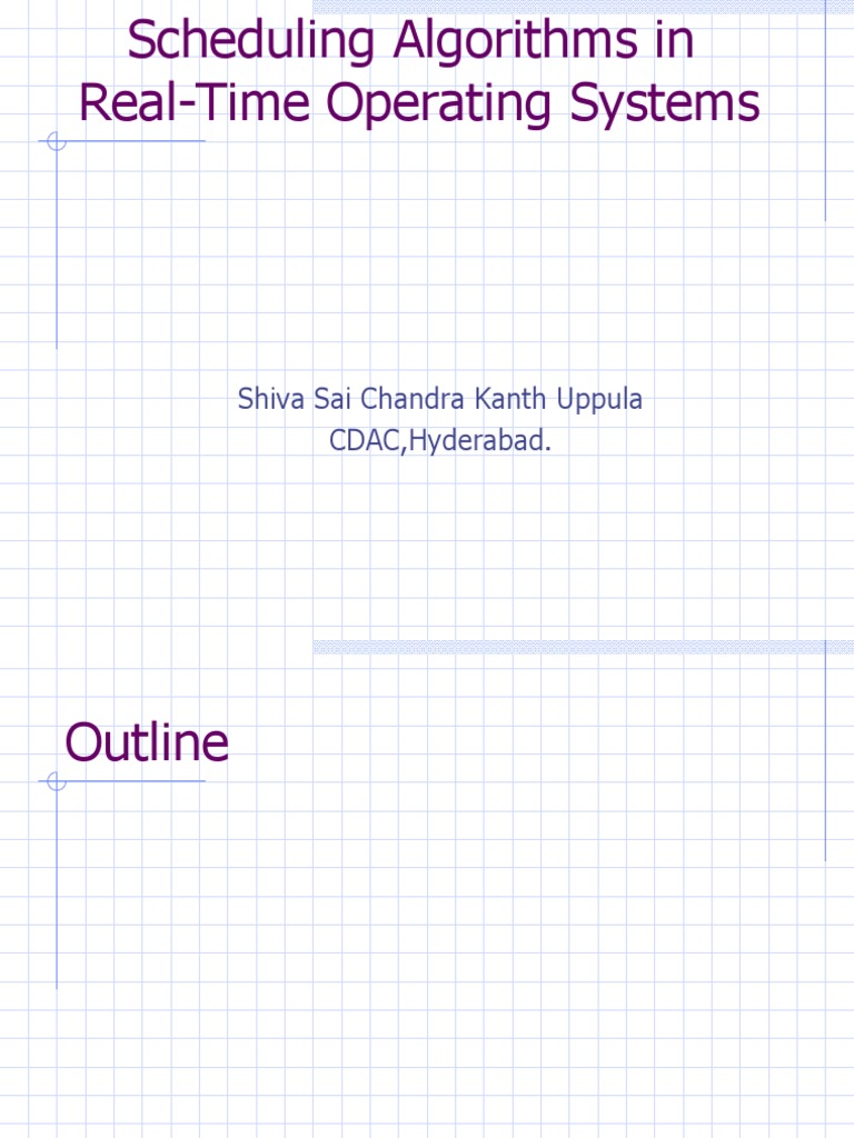 Scheduling Algorithms in Real-Time Operating Systems | PDF | Scheduling ... Scheduling Algorithms in Real-Time Operating Systems | PDF | Scheduling ...