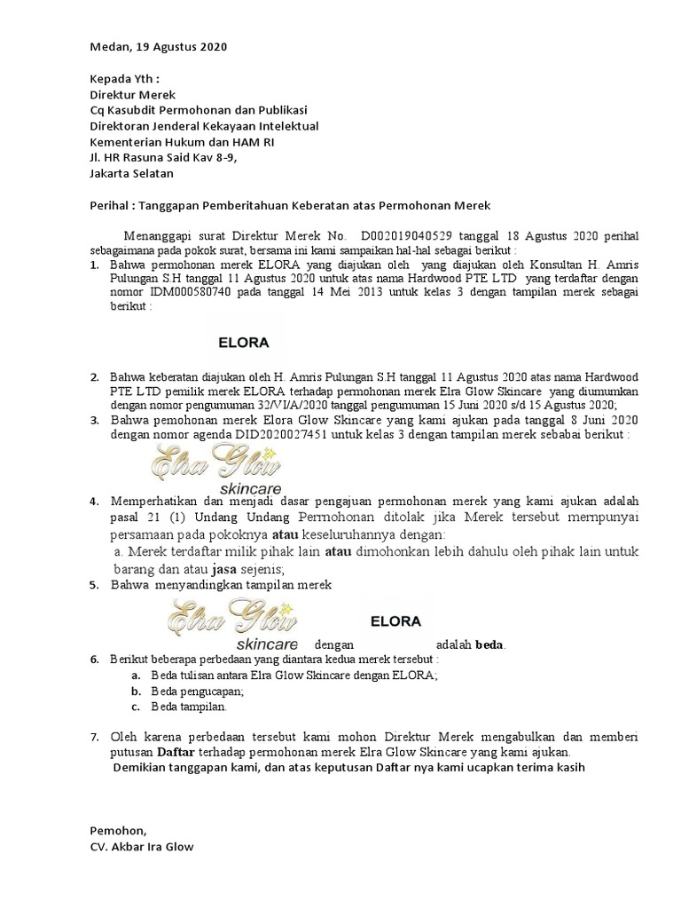 Sanggahan Merk | PDF
