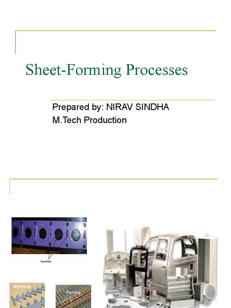 Sheet Metal Forming | PDF | Sheet Metal | Business Process