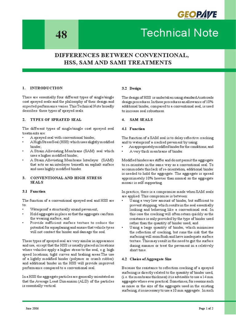 Technical Note TN 048 Differences Between Conventional HSS SAM and SAMI ...