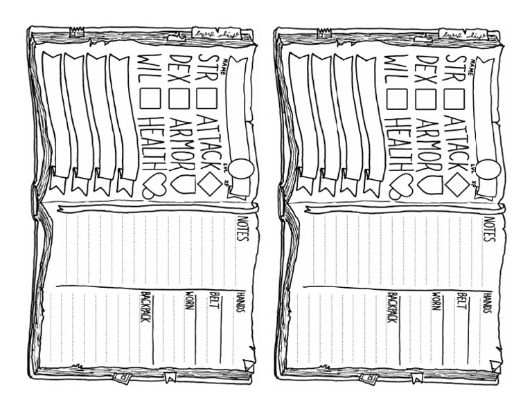 Maze Rats Character Sheets PDF | PDF