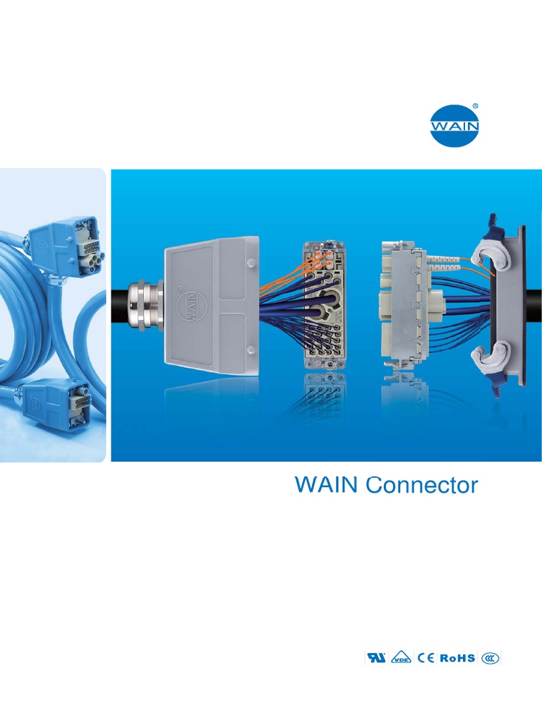 WAIN Conectores PDF | PDF | Electrical Connector | Wind Power