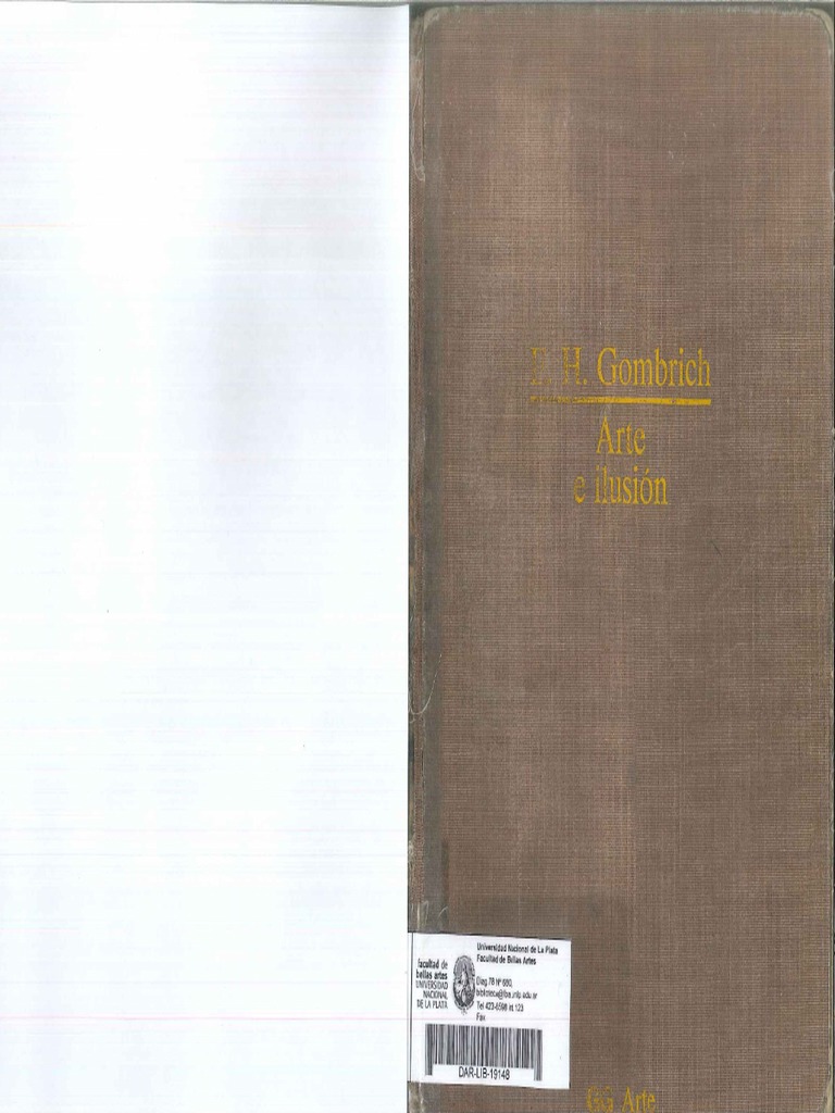 GOMBRICH, E. H. J. (1979) - Arte e Ilusión - Estudio Sobre La ...