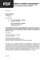 Letter of Intent For Shifting Courses Template | PDF