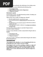 Chronological Order Essay Examples | PDF | Essays | Narrative