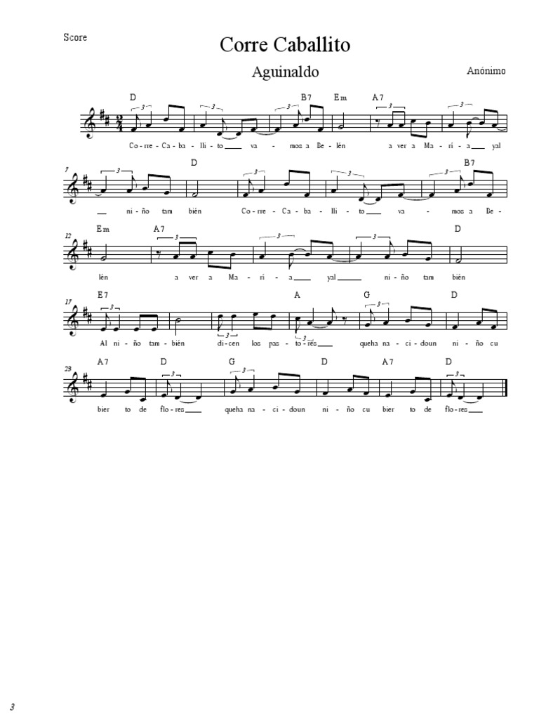 Corre Caballito | PDF