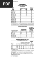 ISO 286-2 Round Bar Tolerances Chart | PDF | Engineering Tolerance ...