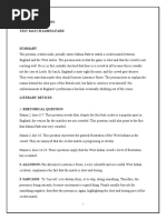 CXC Best Short Stories | PDF