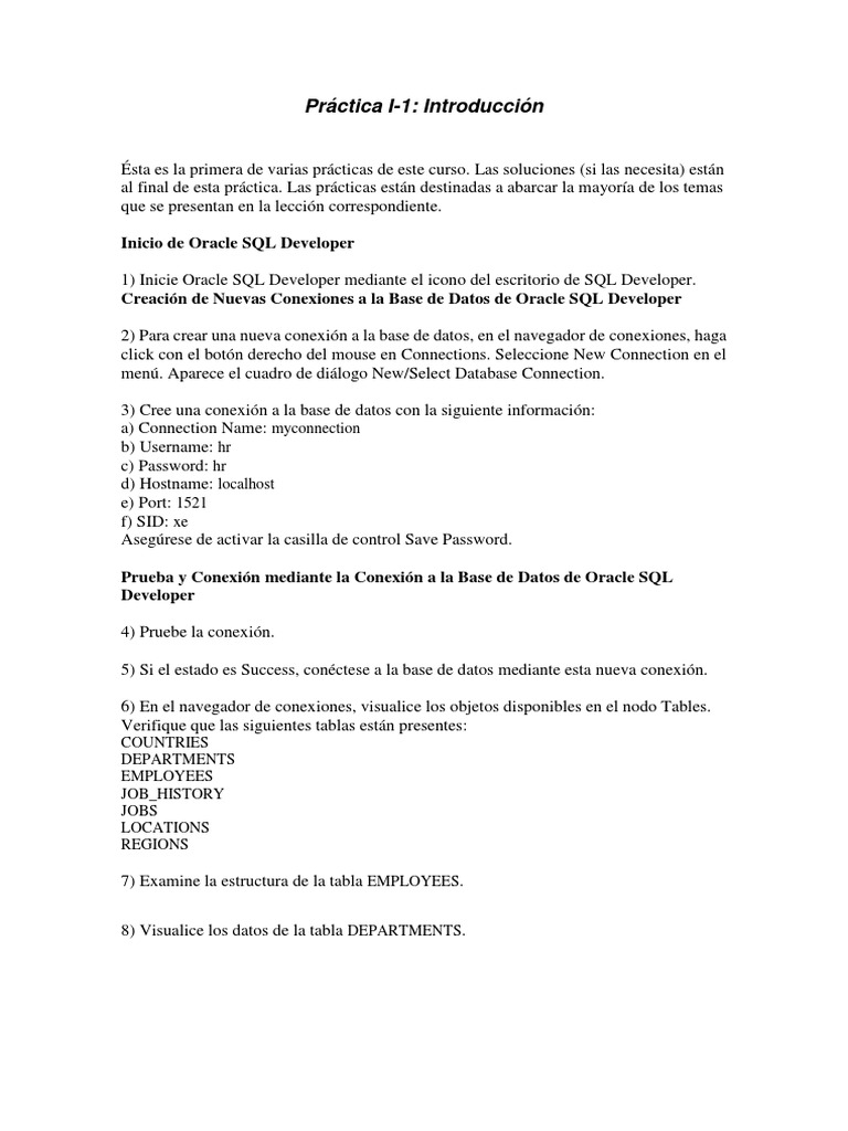 Practicas Lecciones 1 2 y 3 | PDF | SQL | Archivo de computadora