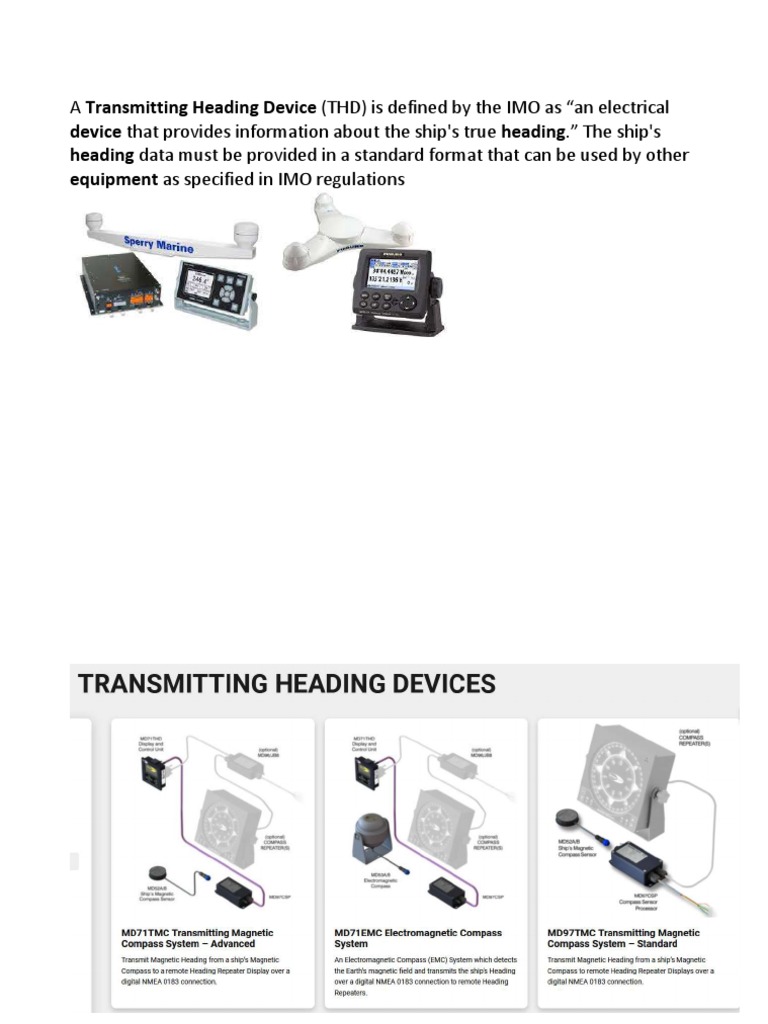 Transmitting Heading Device | PDF