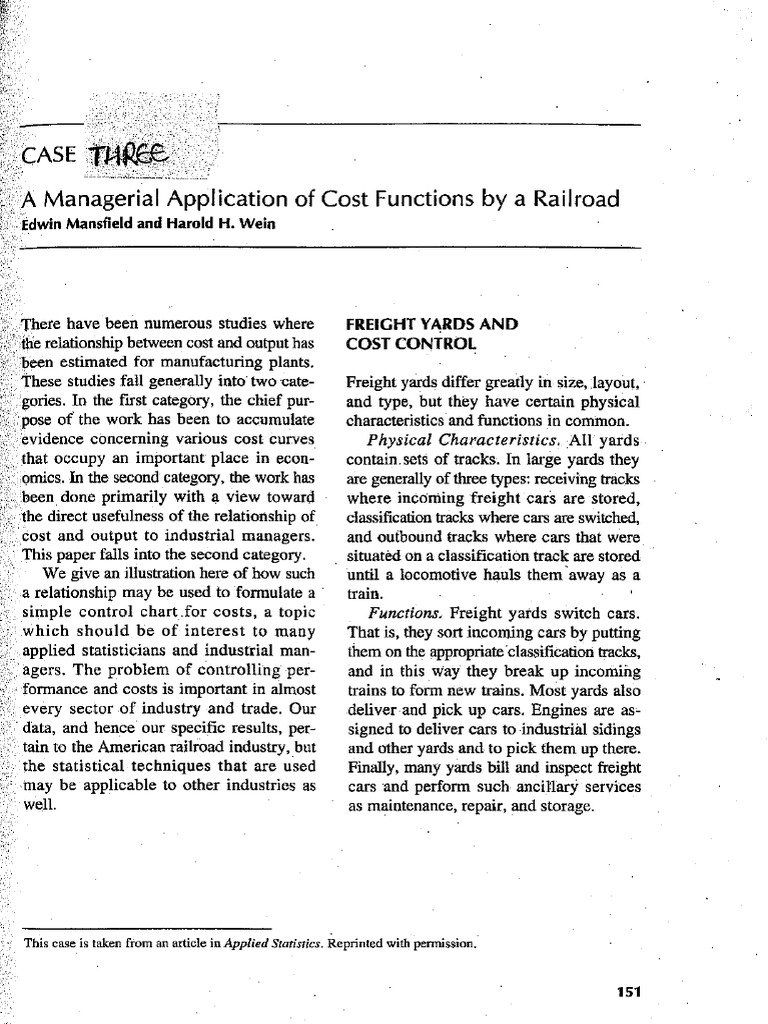 Case Study 3 - Production and Cost | PDF