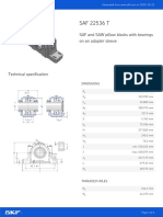 SKF SY 508 M Pillow Block Specs | PDF | License | Bearing (Mechanical)