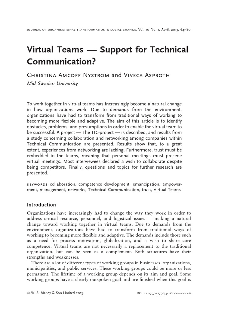 Technical Communication | PDF | Competence (Human Resources ...