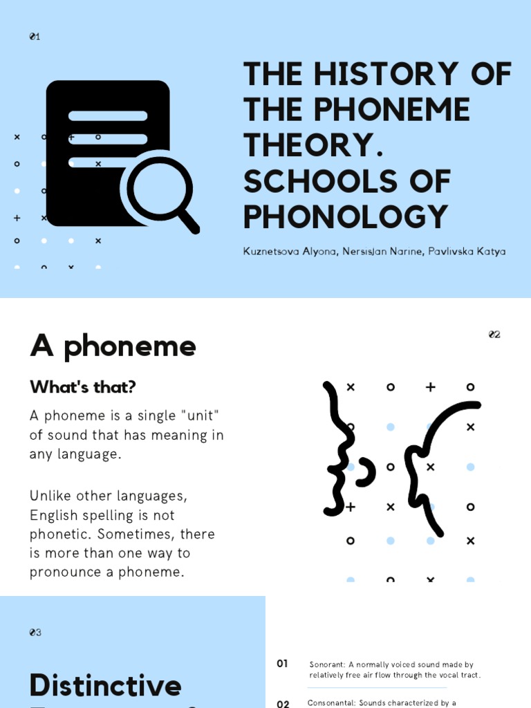 The History of The Phoneme Theory. Schools of Phonology PDF | PDF ...