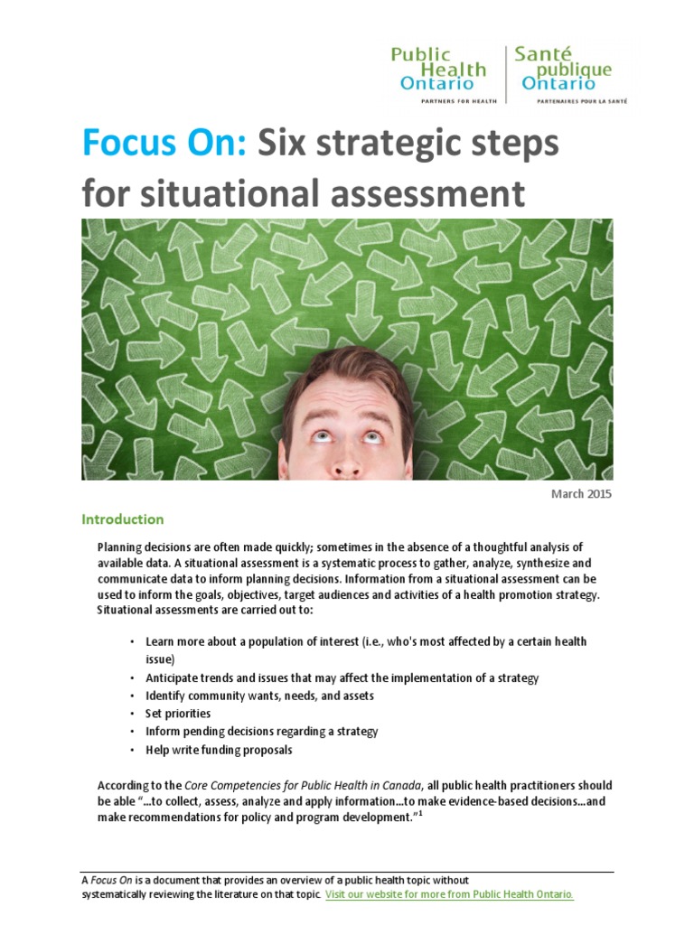 Six Strategic Steps for Conducting an Effective Situational Assessment ...