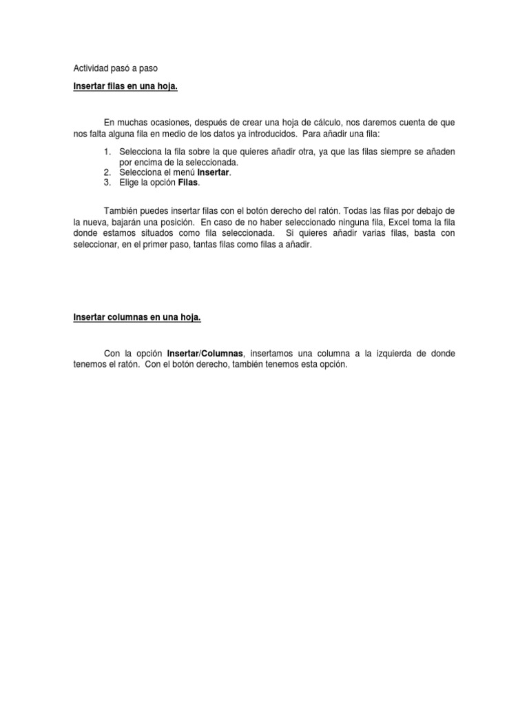 Documento Complementario (Guía Paso A Paso) PDF | Descargar gratis PDF | Hoja de cálculo | Software