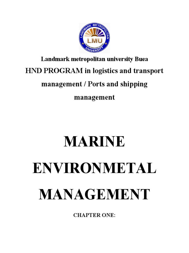 Marine Environmental Management | PDF | Sea | Ships